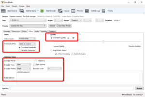 Easiest Best Optimal settings for Handbrake 1080p Blu Ray Video ...