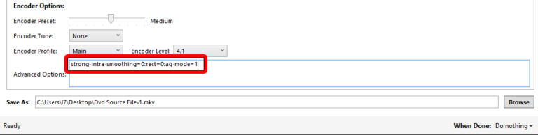 Best Optimal Settings for Handbrake DVD to H265 HEVC on Windows Mac Linux