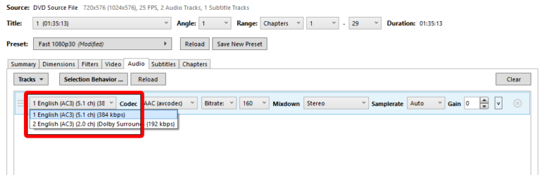 Best Optimal Settings for Handbrake DVD to H265 HEVC on Windows Mac Linux