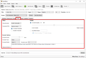 Convert BLURAY to H.265 HEVC with Handbrake Optimal Settings