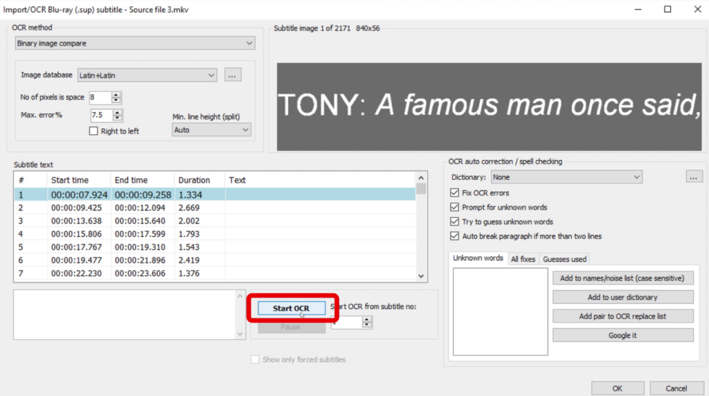 Bluray Subtitles Demystified – What settings to use in Handbrake on Windows