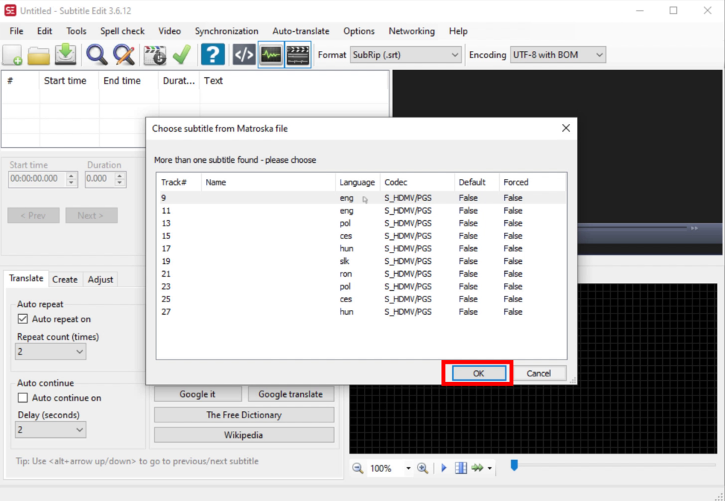 Bluray Subtitles Demystified – What settings to use in Handbrake on Windows