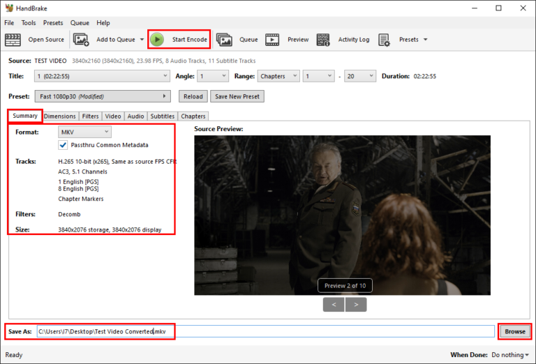 Best Optimal Handbrake Settings to convert 4K BLURAY to H.265 HEVC on ...